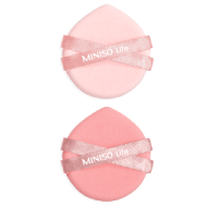 Miniso Peach Pink Series Extra Large Dual-Sided Cushion Puffs with ...