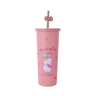 Miniso Sanrio Characters Stainless Steel Tumbler With Straw 800ml Hello Kitty + Best Price in ...