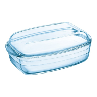 Homelux Rectangular Casserole With Glass Lid - 4.5L | Best Small ...