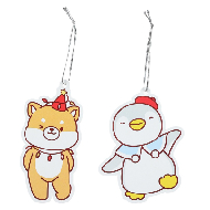 MINISO Mini Family Series Gift Tag (Shiba Inu & Penguin) | Best Miniso ...