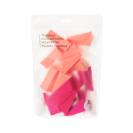 Miniso Triangle Powder Puffs (Purple and Pink) - 20 Pcs