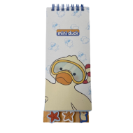MINISO-DIVING DUCK SERIES FIGURE WIREBOUND BOOK 80 SHEETS-GOGGLES ...