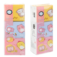 MINISO-Z-CARTOON PORTABLE TISSUE -60-3 LAYERS-PINK 6 PACK Best Price in ...